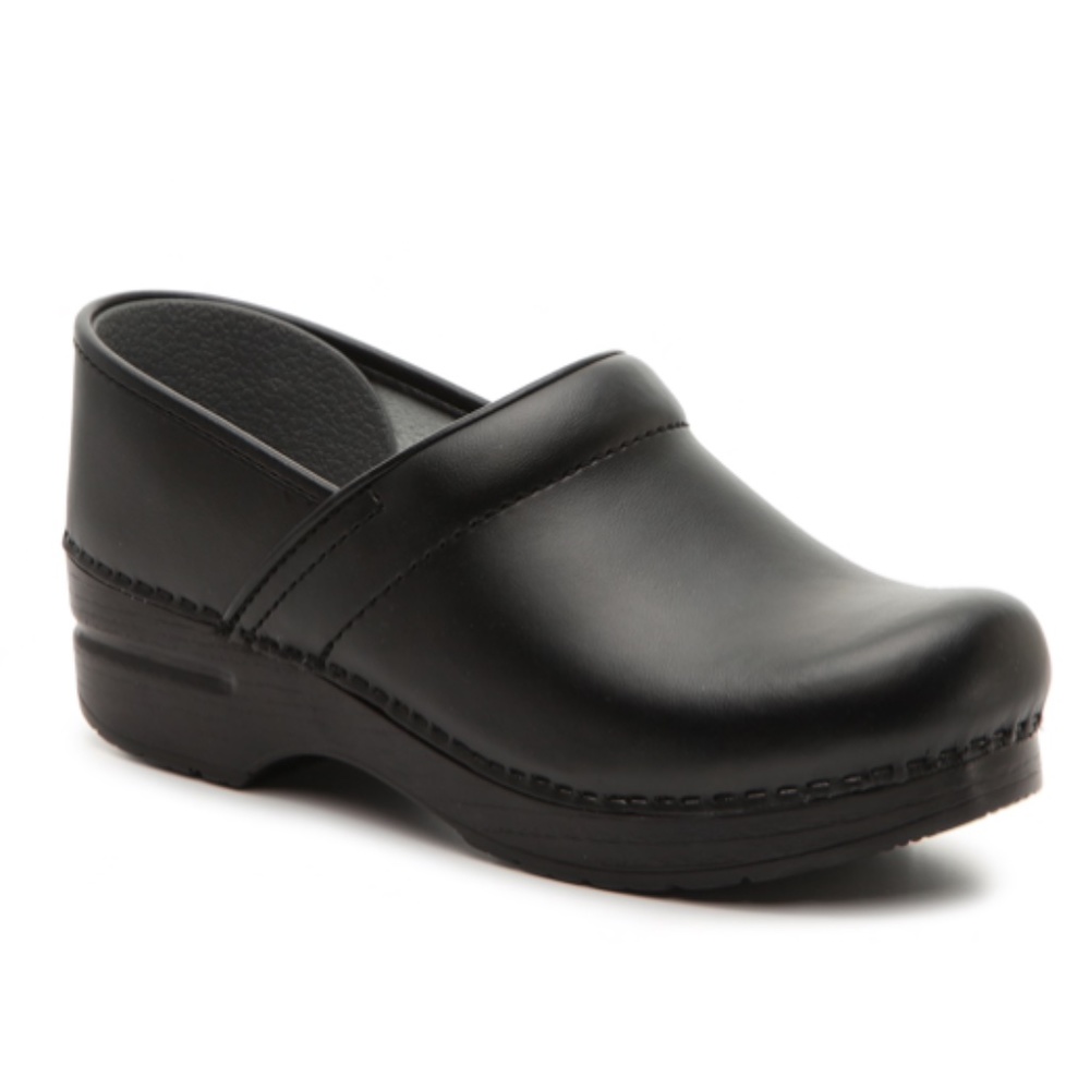Dansko Classic Professional Black Clog Shoe - Gem